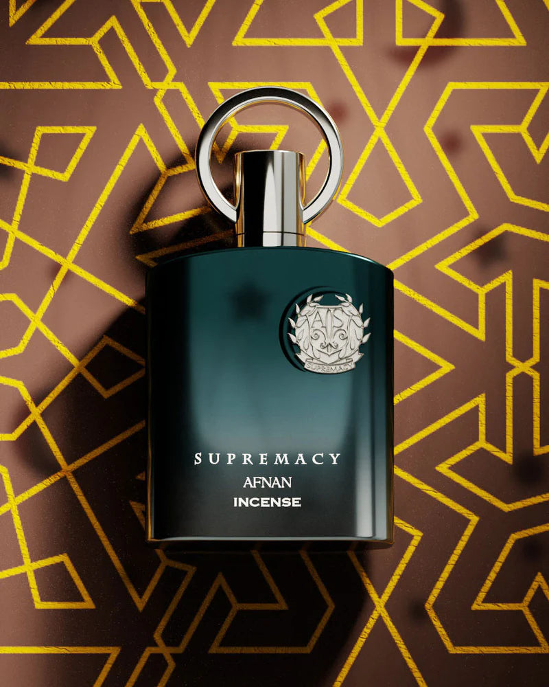 Afnan Supremacy Incense EDP 3.4 oz – Citrus, Amber, Woody Fragrance for ...